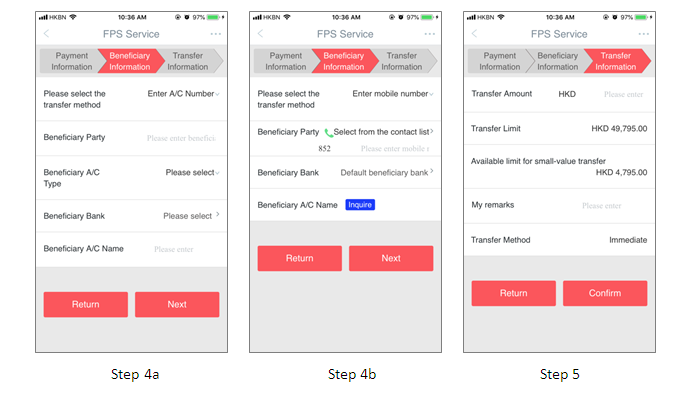 Introduction of Brand-New FPS Services in Mobile Banking - ICBC (Asia)